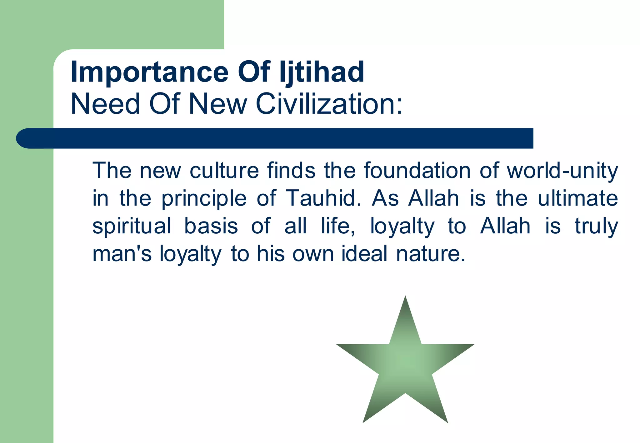 The principle of movement in the structure of islam | PDF