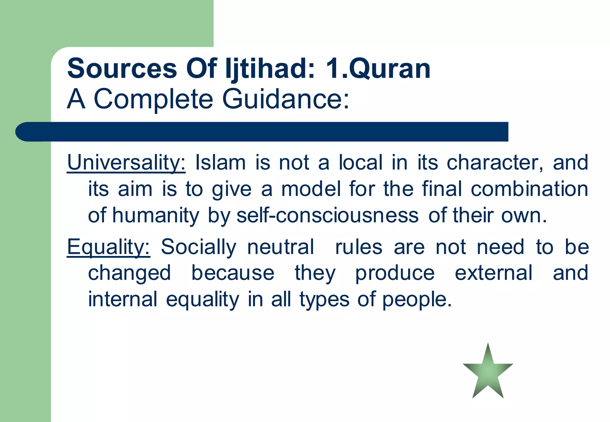 The principle of movement in the structure of islam | PDF