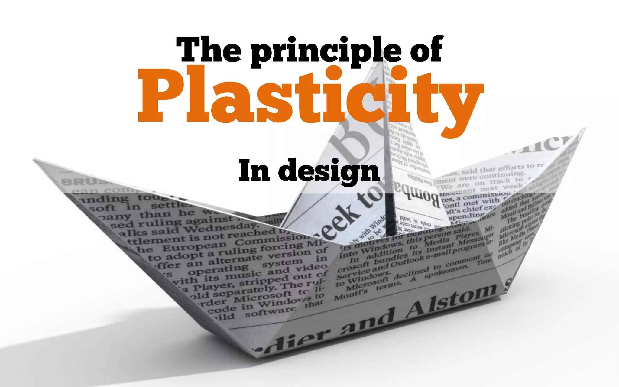 The principle of plasticity in design | PDF