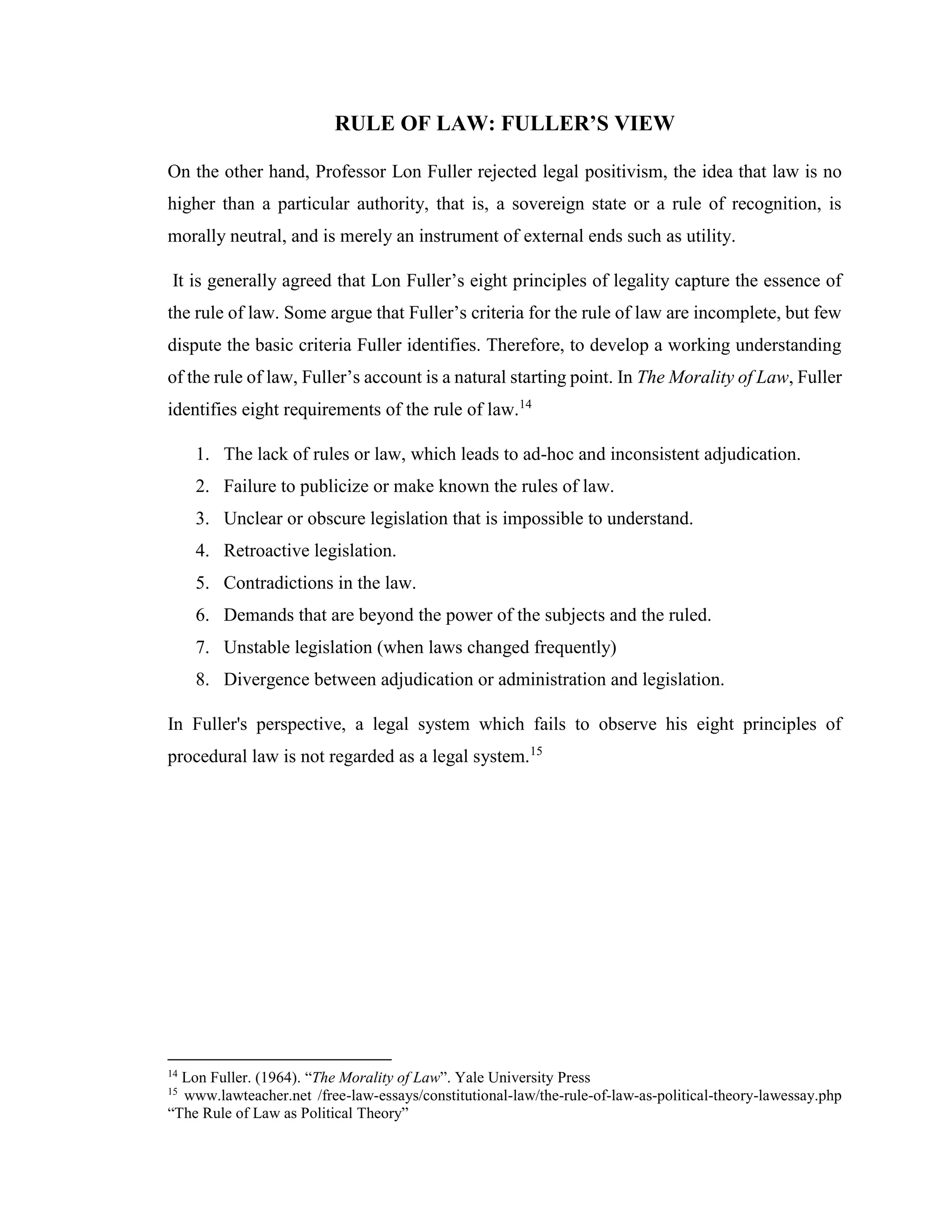 The Principle of Rule of Law and Islamic Jurisprudence | PDF