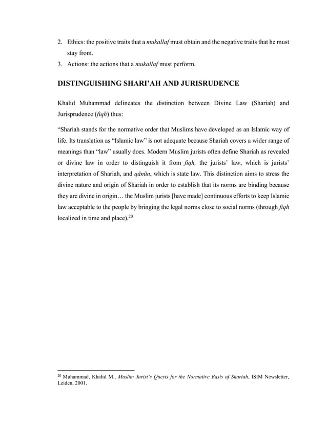 The Principle of Rule of Law and Islamic Jurisprudence | PDF