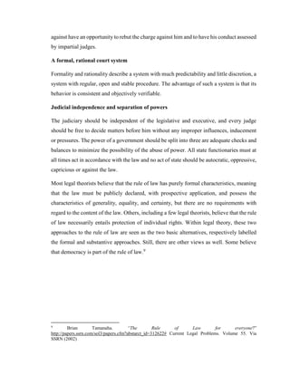 The Principle of Rule of Law and Islamic Jurisprudence | PDF