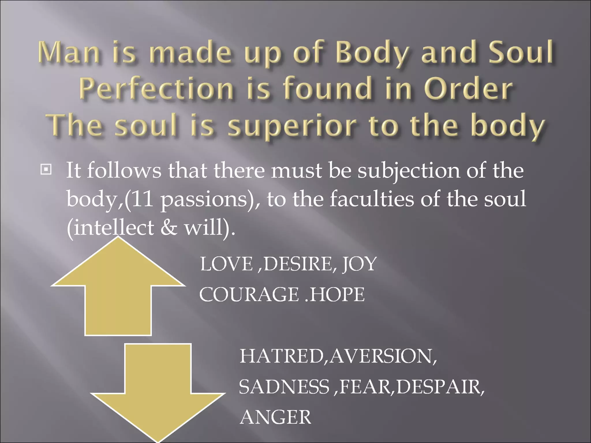 My Principle Of The Unity In The Human Act | PPT