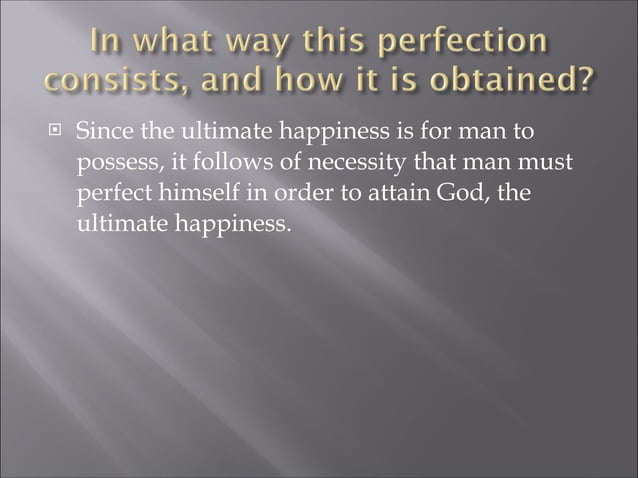 My Principle Of The Unity In The Human Act | PPT