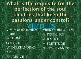 The principle of the unity in the human Act 2 | PPT