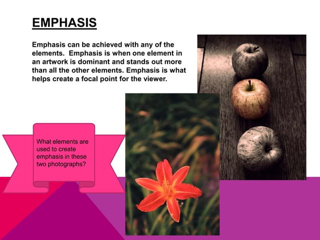 The principles and elements of art | PPTX