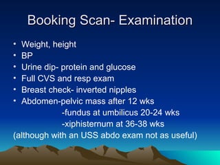 The principles of antenatal care | PPT