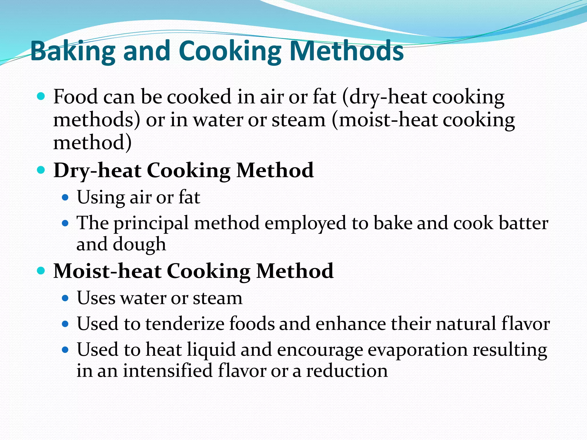 The principles of baking | PPTX