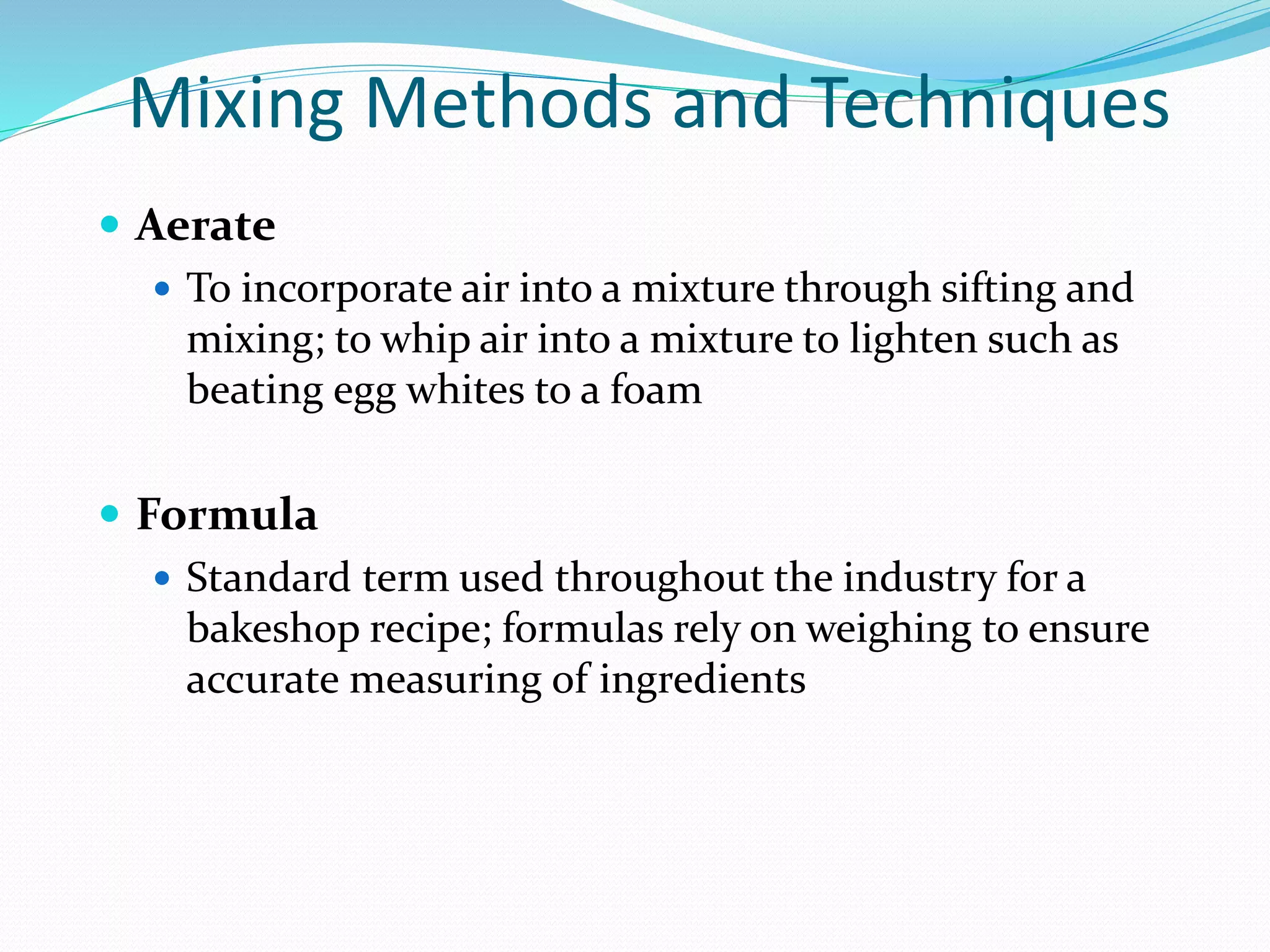 The principles of baking | PPTX
