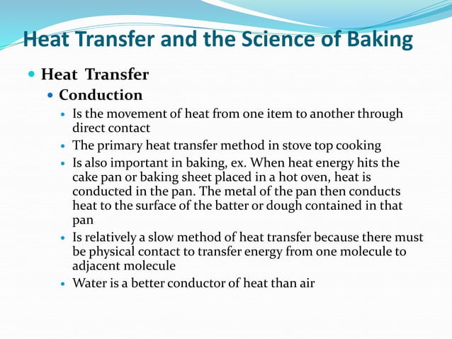 The principles of baking | PPTX