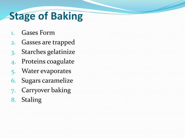 The principles of baking | PPTX