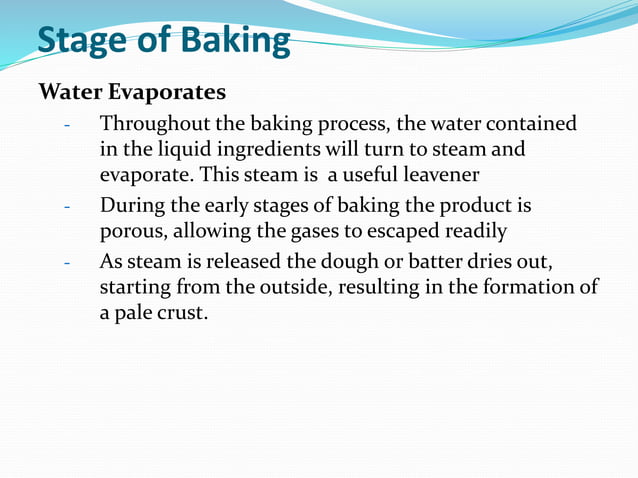 The principles of baking | PPTX