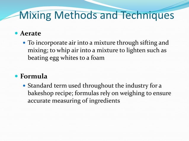 The principles of baking | PPTX