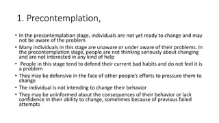 The principles of behavior change social and behavioral science | PDF