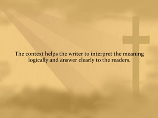 The Principles Of Biblical Interpretation | PPT