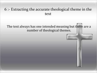 The Principles Of Biblical Interpretation | PPT