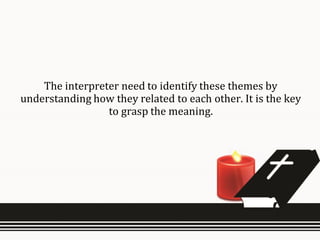 The Principles Of Biblical Interpretation | PPT