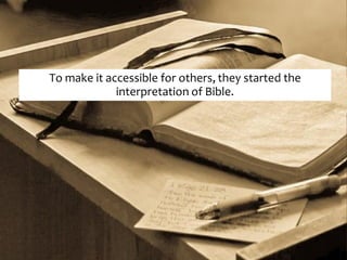 The Principles Of Biblical Interpretation | PPT