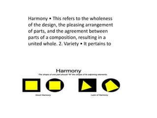 The Principles of Design and the Various Art.pptx