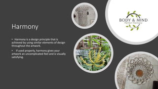 The principles of design [autosaved] | PPTX