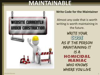 The principles of good programming | PDF