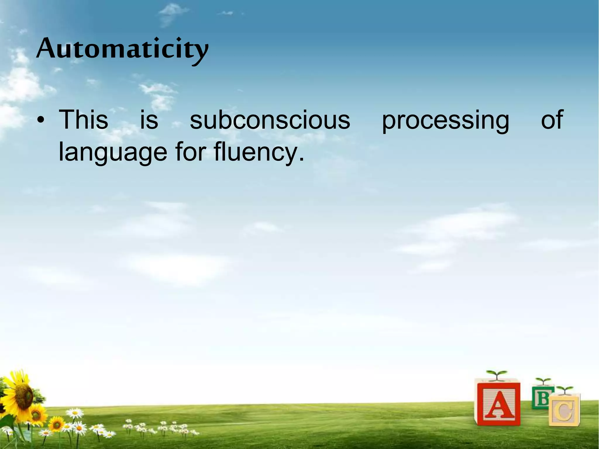 The principles of language learning | PPTX