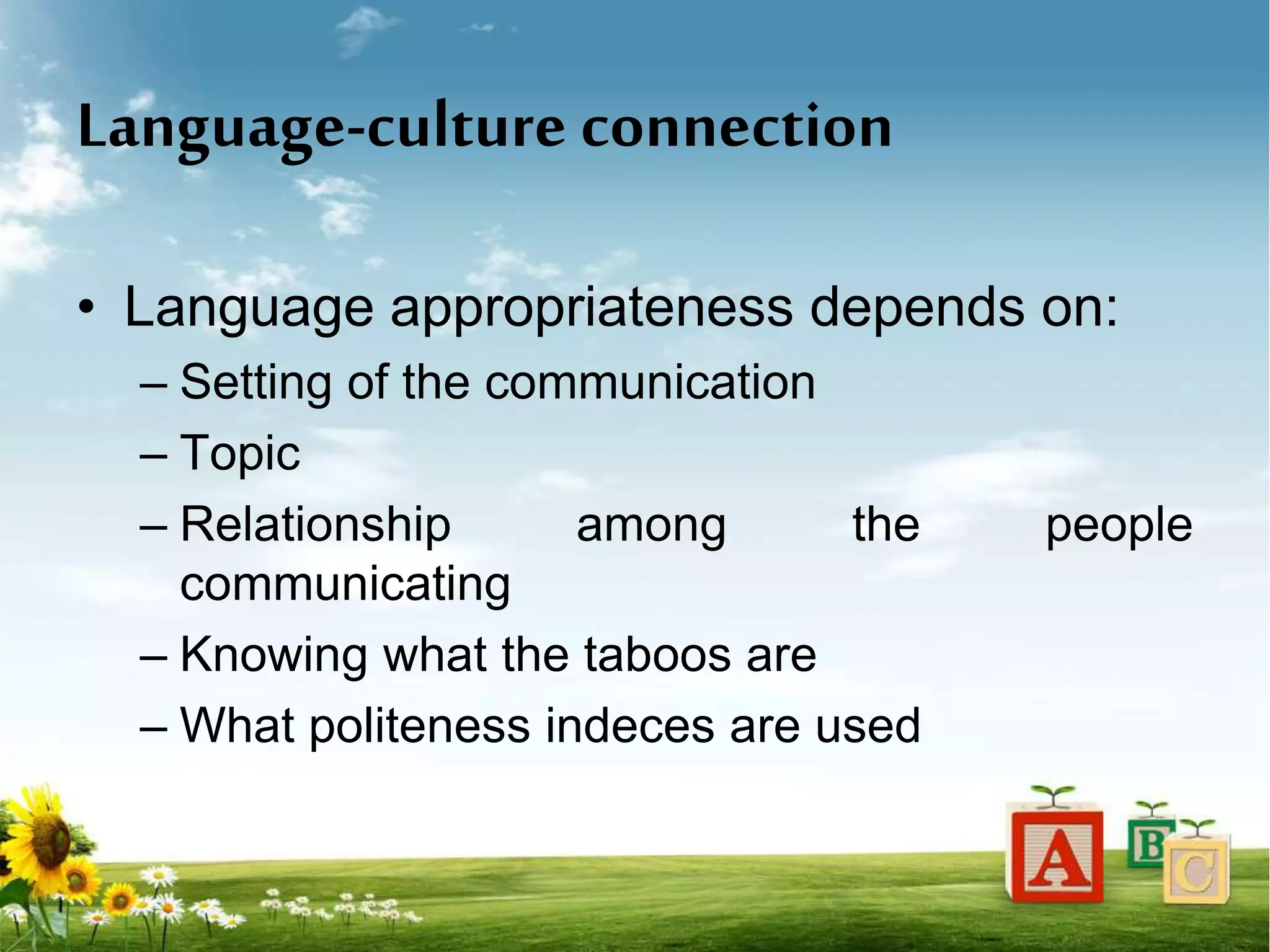 The principles of language learning | PPTX