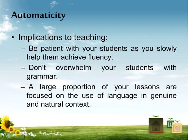 The principles of language learning | PPTX