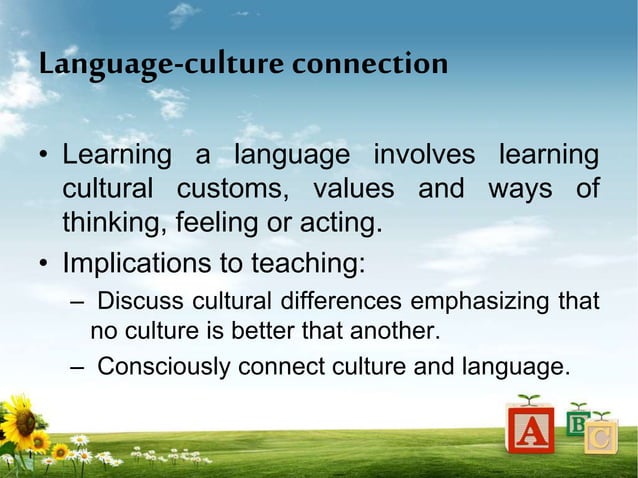 The principles of language learning | PPTX