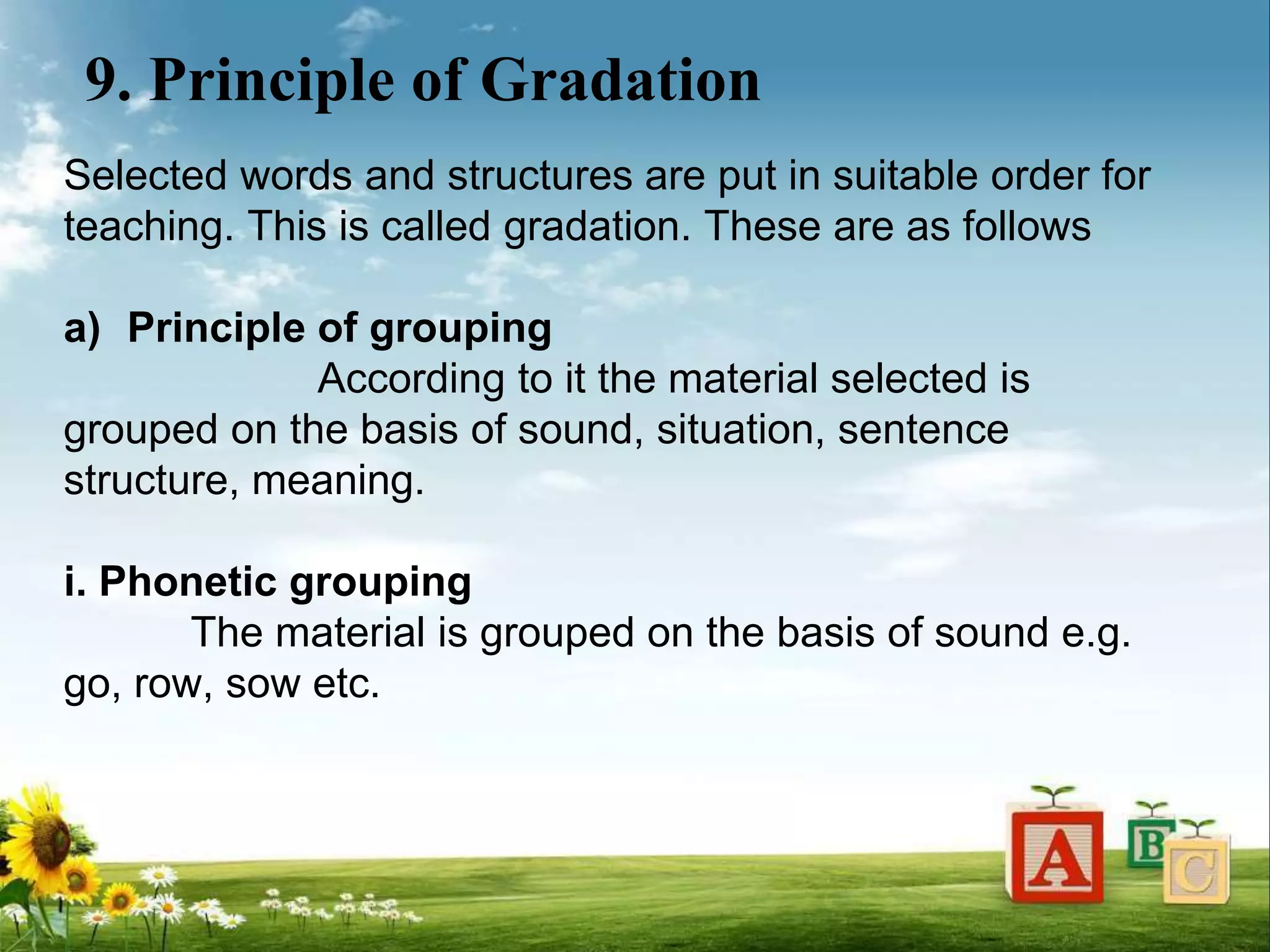 The principles of language learning | PPTX
