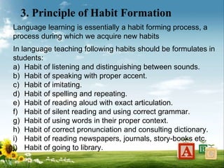 The principles of language learning | PPTX