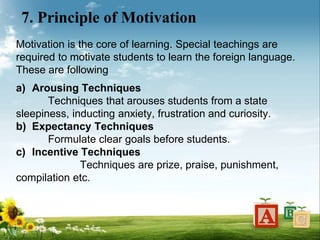 The principles of language learning | PPTX