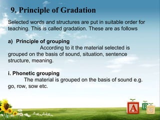 The principles of language learning | PPTX