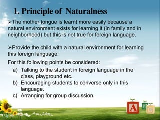 The principles of language learning | PPTX