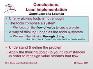 The Principles of Lean Value Stream Design | PDF