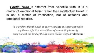 The principles of literary criticism by i. a. richards analysis of the ...