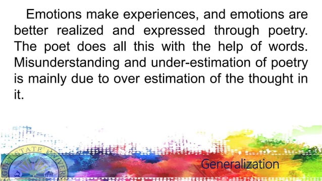 The principles of literary criticism by i. a. richards analysis of the ...