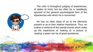 The principles of literary criticism by i. a. richards analysis of the ...