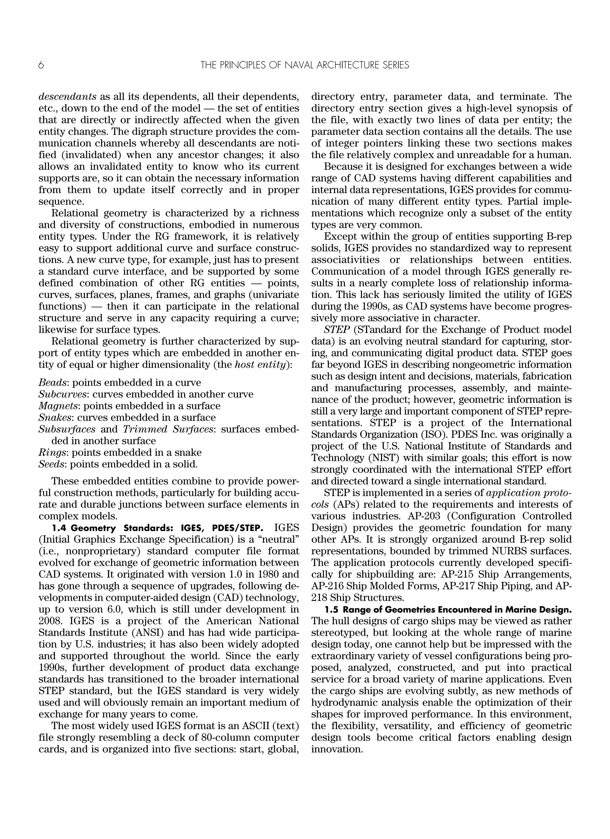 The Principles of Naval Architecture Series The Geometry of Ships | PDF