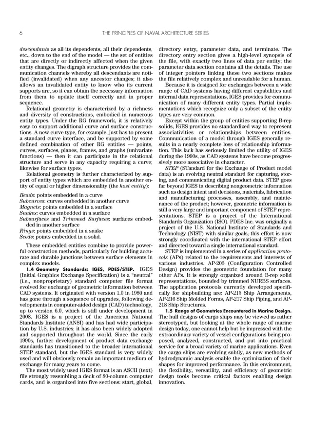 The Principles of Naval Architecture Series The Geometry of Ships | PDF