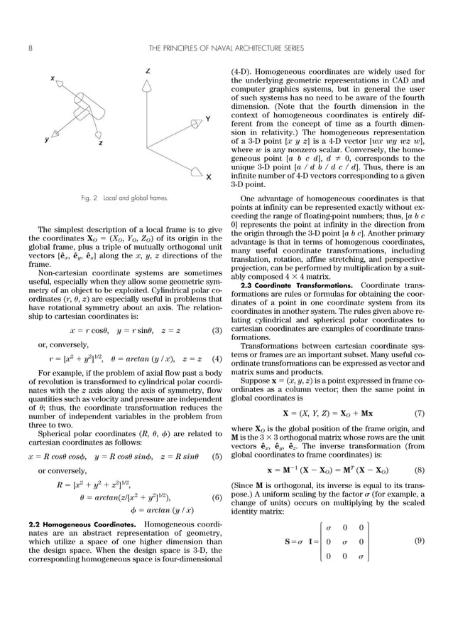The Principles of Naval Architecture Series The Geometry of Ships | PDF