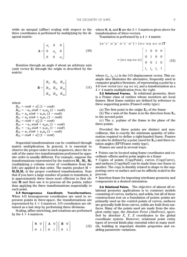 The Principles of Naval Architecture Series The Geometry of Ships | PDF