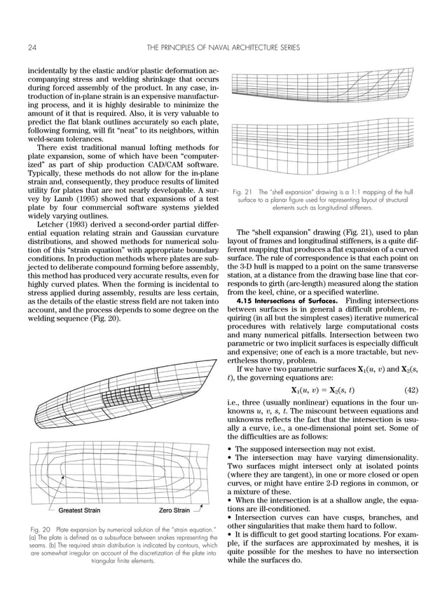The Principles of Naval Architecture Series The Geometry of Ships | PDF