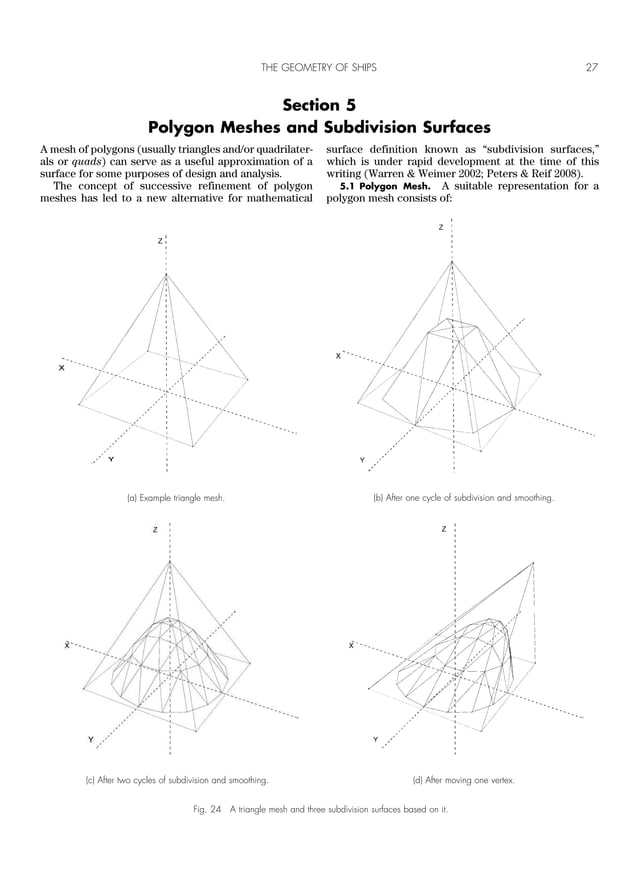 The Principles of Naval Architecture Series The Geometry of Ships | PDF