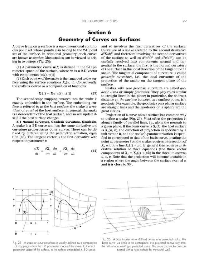 The Principles of Naval Architecture Series The Geometry of Ships | PDF