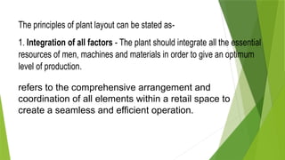 The Principles of Plant Layout.pptx shop layout | PPTX