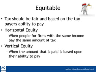 The Principles of Taxation | PPTX
