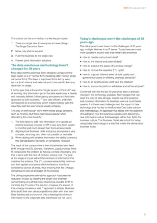 The principles of the business data lake | PDF