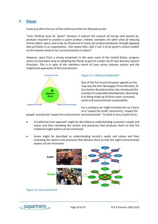 The principles of Lean Thinking | PDF