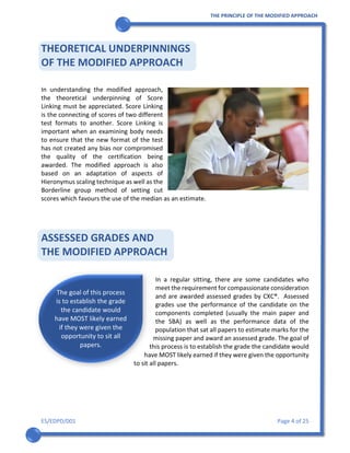 The Principle of The Modified Approach | PDF